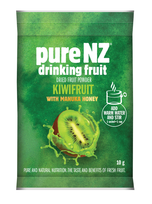 pure NZ drinking fruit - Kiwifruit single portion sachet – DRYNZ